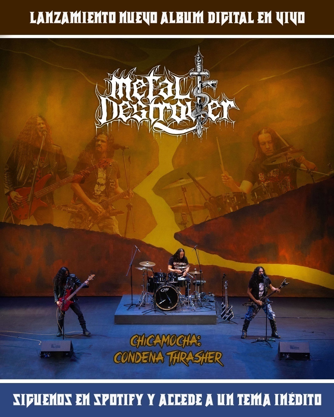 METAL DESTROYER estrena Álbum en vivo | Factor Metal