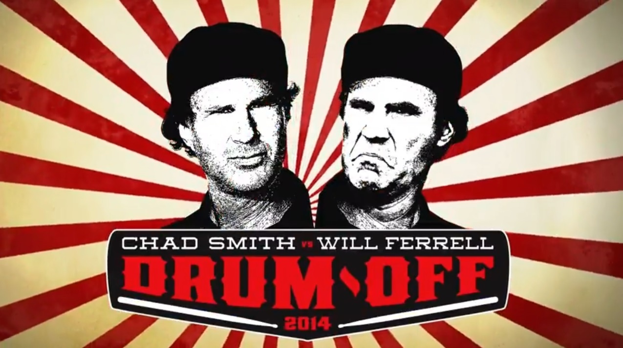 Duelo de batería entre Chad Smith y Will Ferrell. | Factor Metal