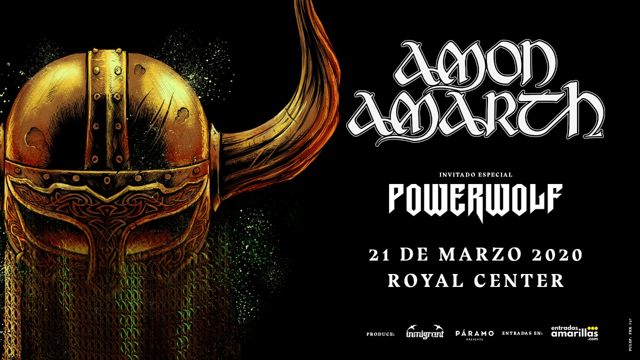 AMON AMARTH junto a POWERWOLF en Colombia - Marzo 21 de 2020 | Factor Metal
